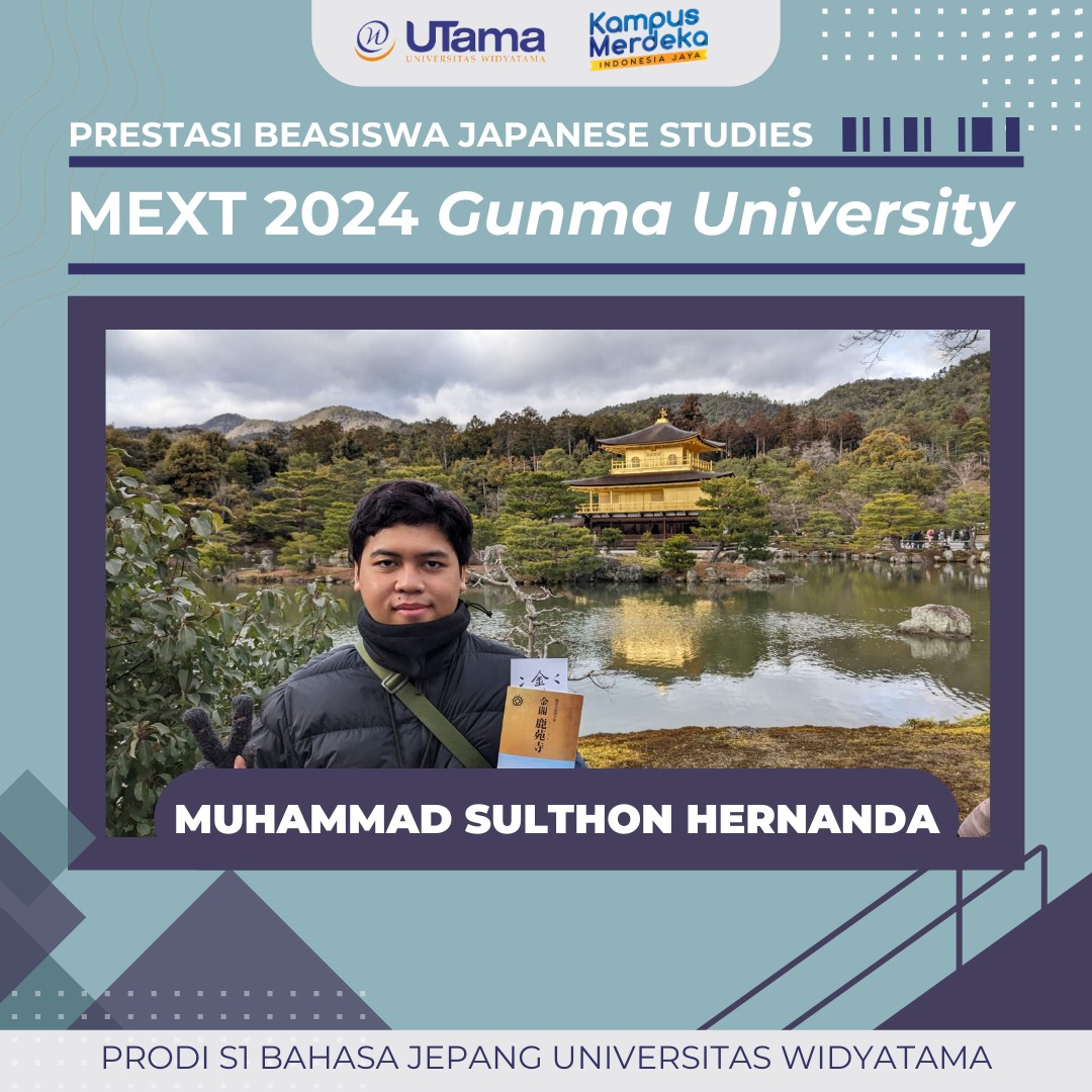 Prestasi Beasiswa Mahasiswa (Monbukagakusho/MEXT 2024 Gunma University) - FIB Jepang S1